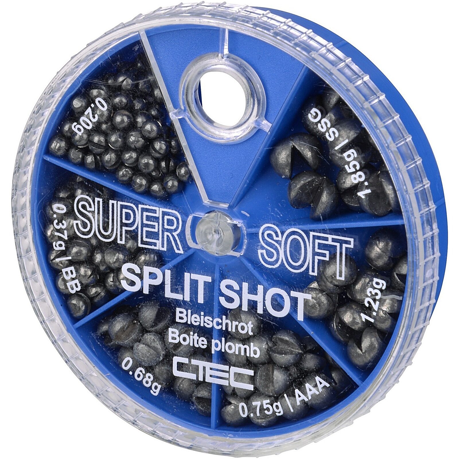 C-Tec Super Soft Split Shot | Tackleshop.nl